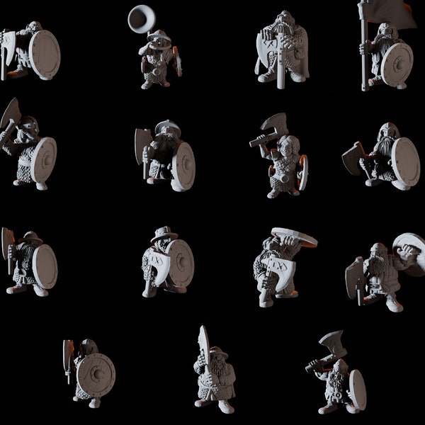 D&d Dwarf Fighter - Etsy