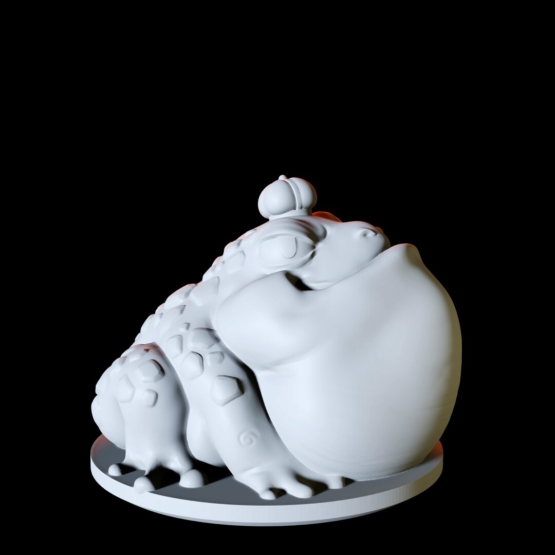 Frog Familiar Miniature for D&D, Dungeons and Dragons, Pathfinder and ...