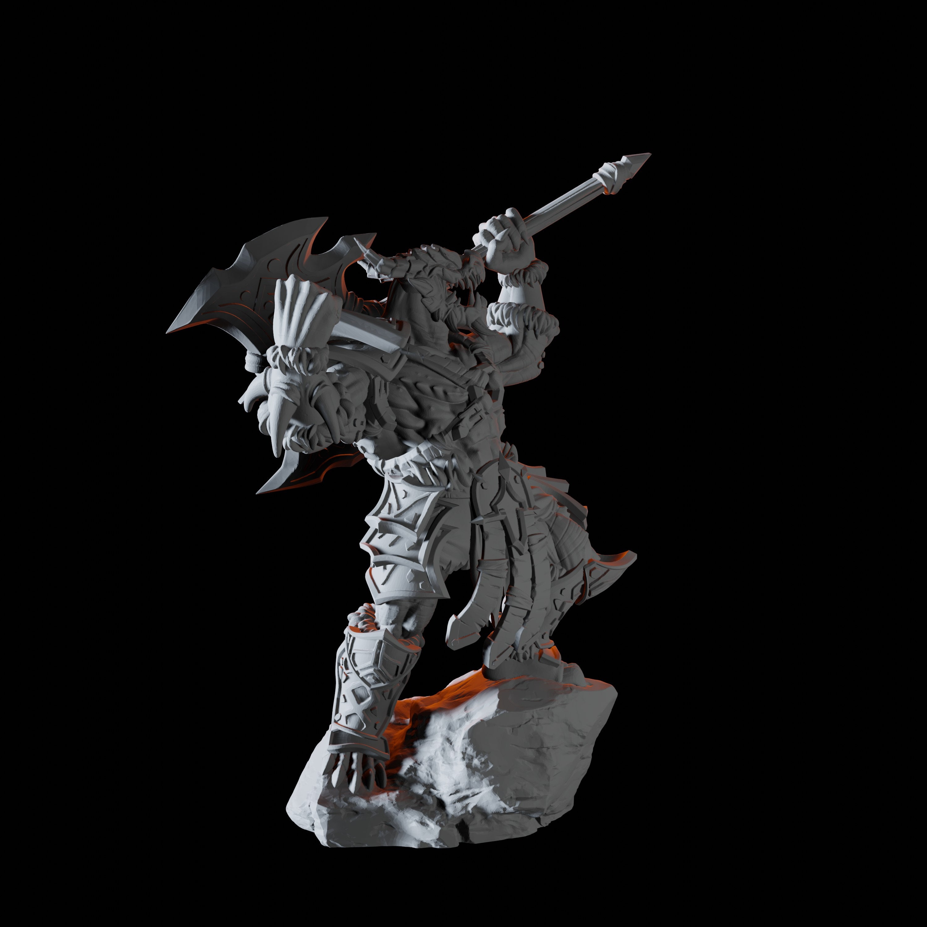Dragonborn Barbarian Miniature for D&D Dungeons and Dragons - Etsy UK
