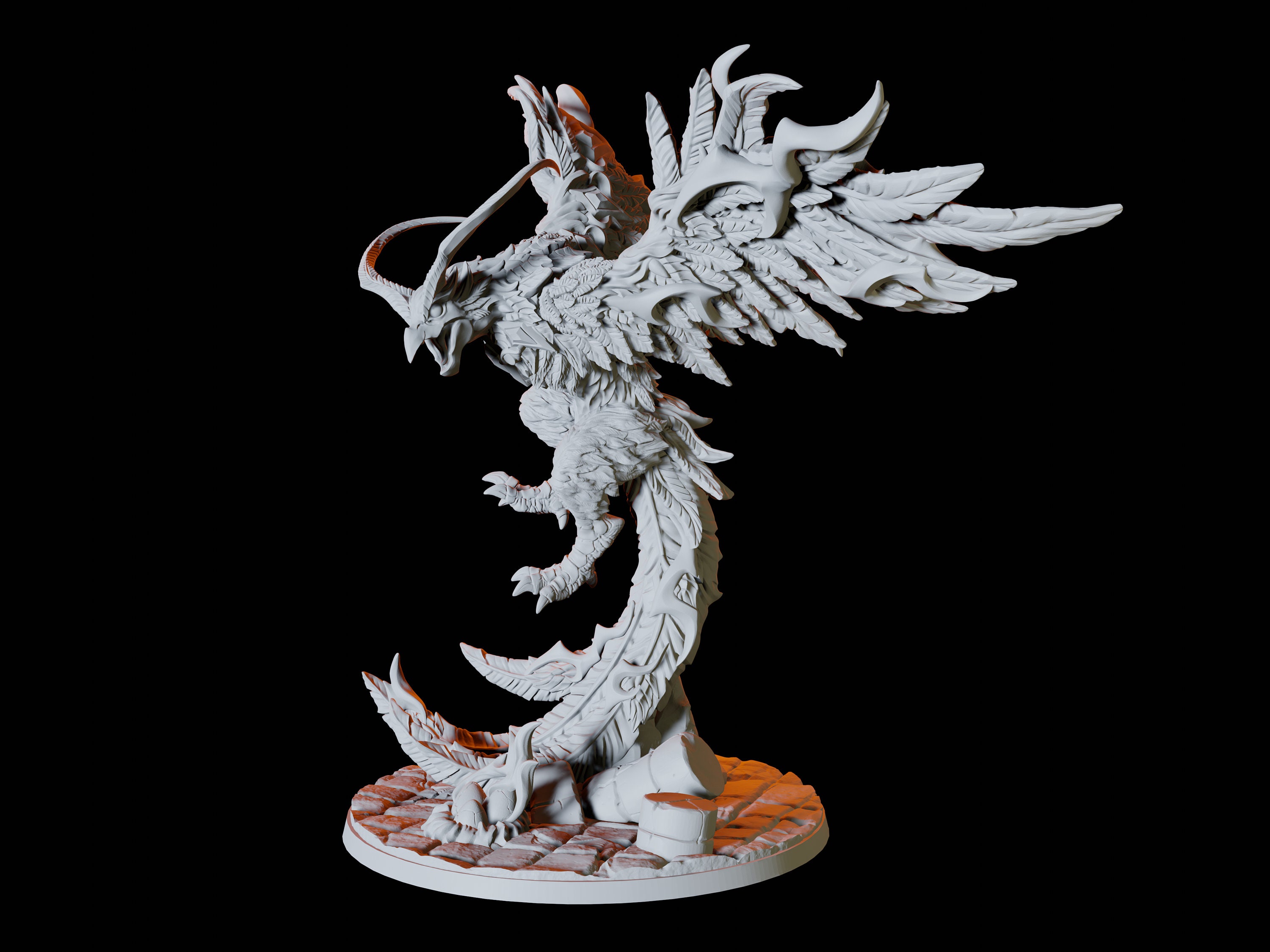 Phoenix Miniature for D&D Dungeons and Dragons Pathfinder - Etsy Australia
