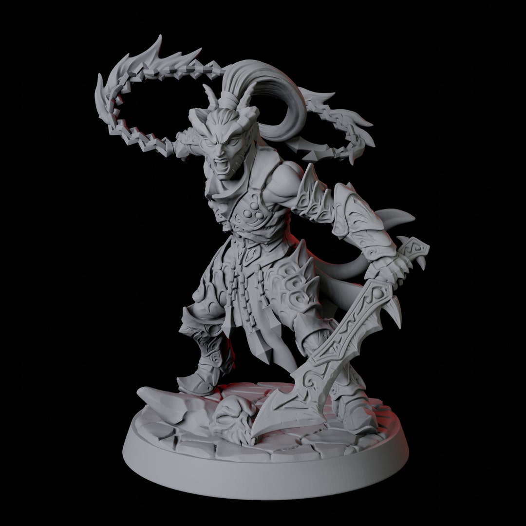 Chained Devil or Erinyes Miniature B for D&D, Dungeons and Dragons ...