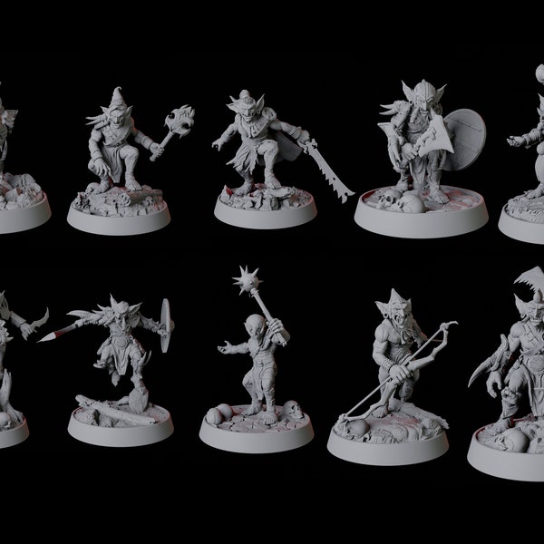 28mm Goblin Miniatures - Etsy