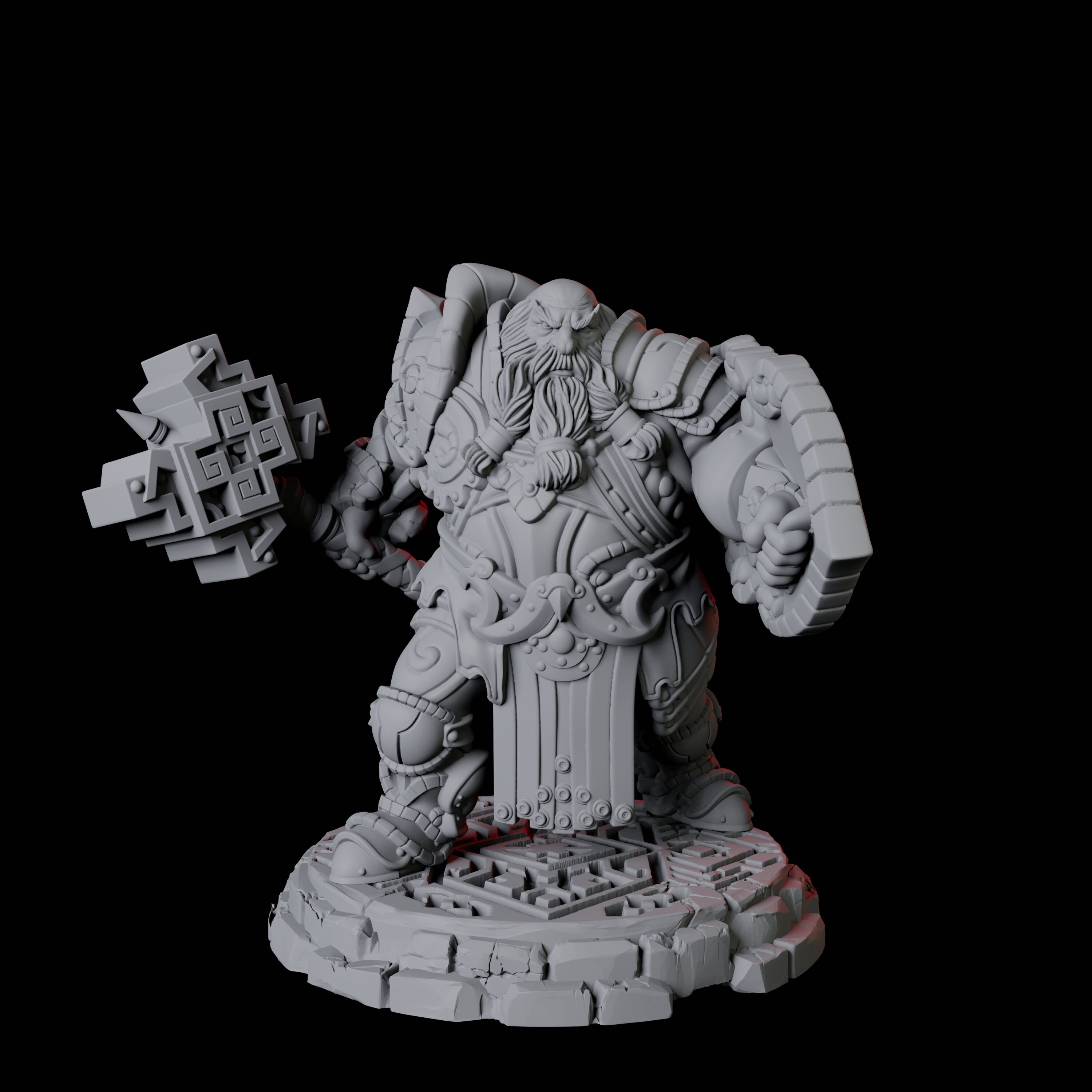 Five Heavy Armour Dwarf Miniatures for D&D, Dungeons and Dragons ...