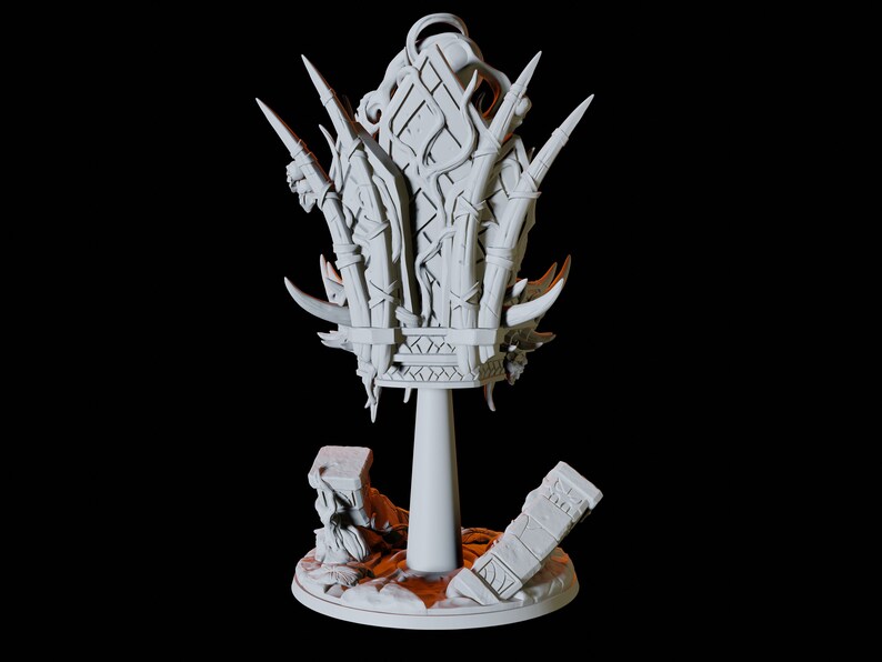 Bullywug Boss King Miniature for D&D, Dungeons and Dragons, Pathfinder ...