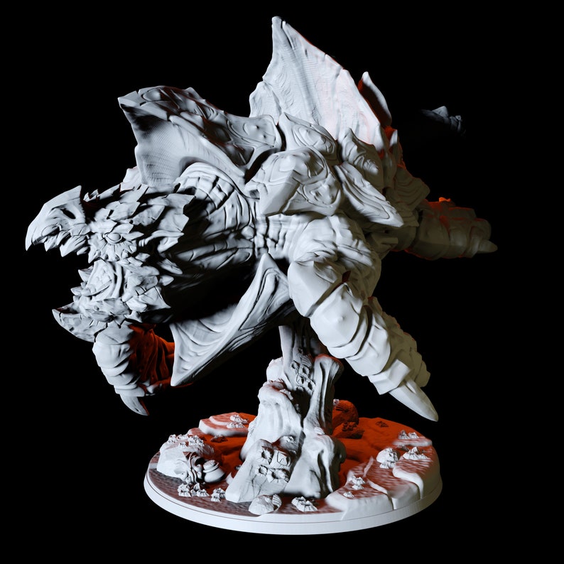 Dragon Turtle Miniature for D&D Dungeons and Dragons | Etsy