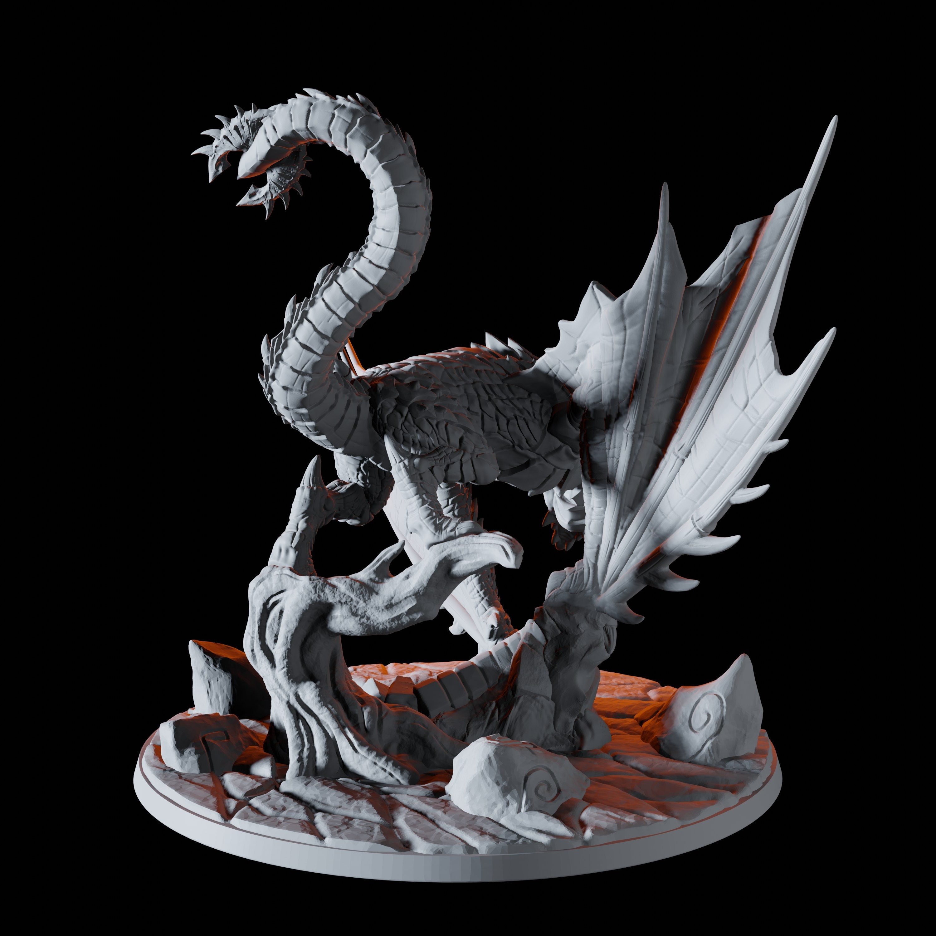 Wyvern Miniature for D&D Dungeons and Dragons Pathfinder and | Etsy