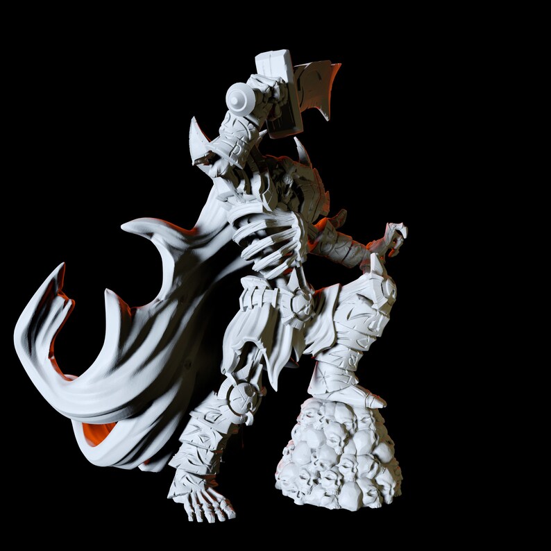 Demon Skeleton Miniature for D&D Dungeons and Dragons - Etsy UK