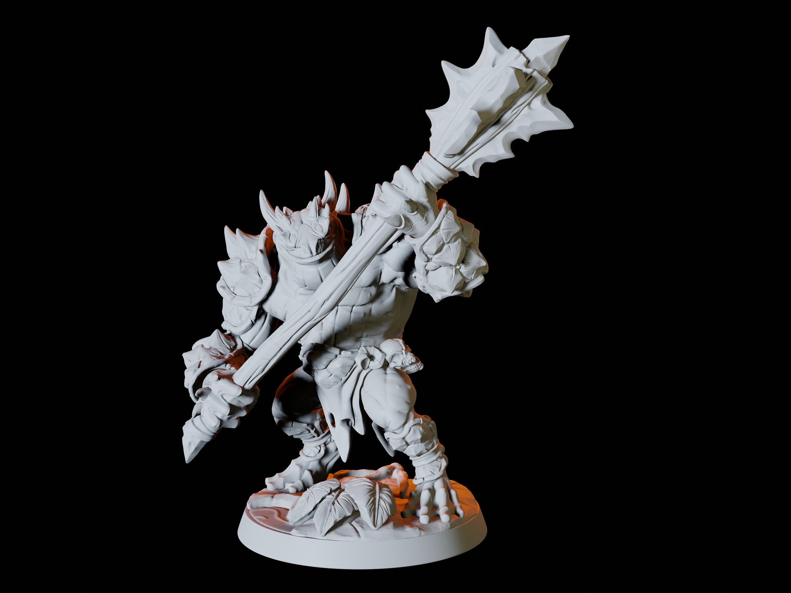 Two Bullywug Warriors Miniature for D&D, Dungeons and Dragons ...