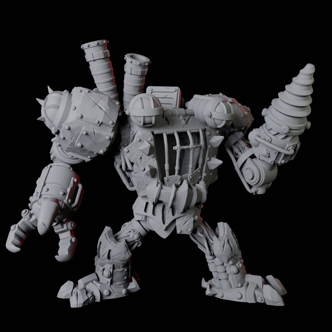 Gnome Mech Suit Miniature for D&D, Dungeons and Dragons, Pathfinder and ...