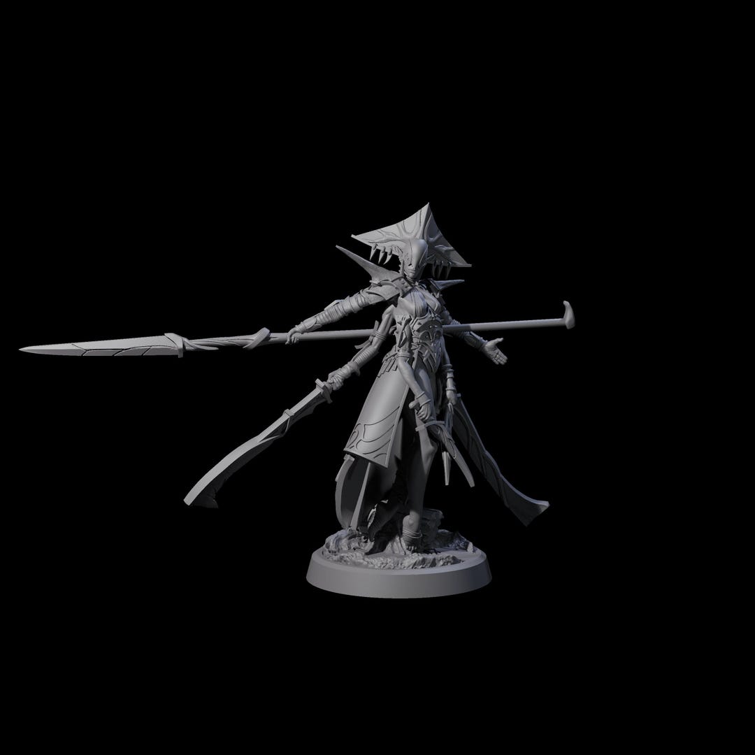 Corrupted Marilith C Miniature for D&D, Dungeons and Dragons ...