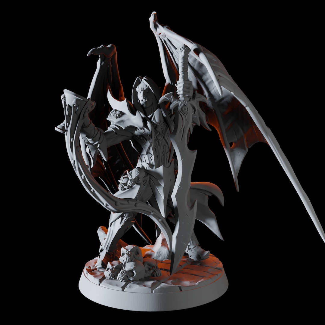 Strahd Vampire Miniature for D&D, Dungeons and Dragons, Pathfinder and ...