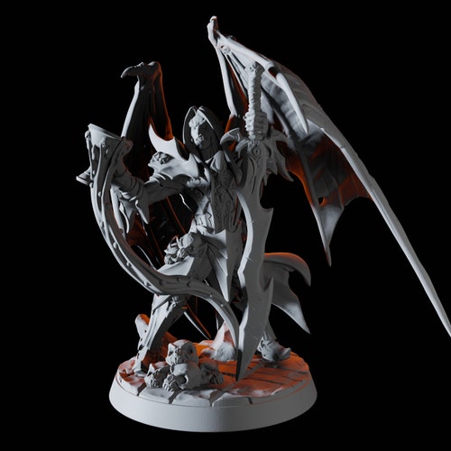 Arch Devil Miniature for D&D Dungeons and Dragons Pathfinder - Etsy