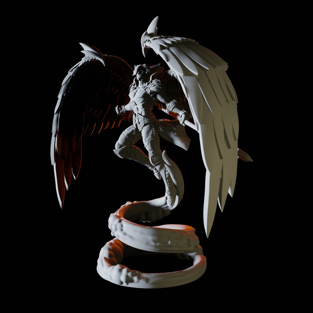 Celestial Champion Miniature for D&D, Dungeons and Dragons, Pathfinder ...