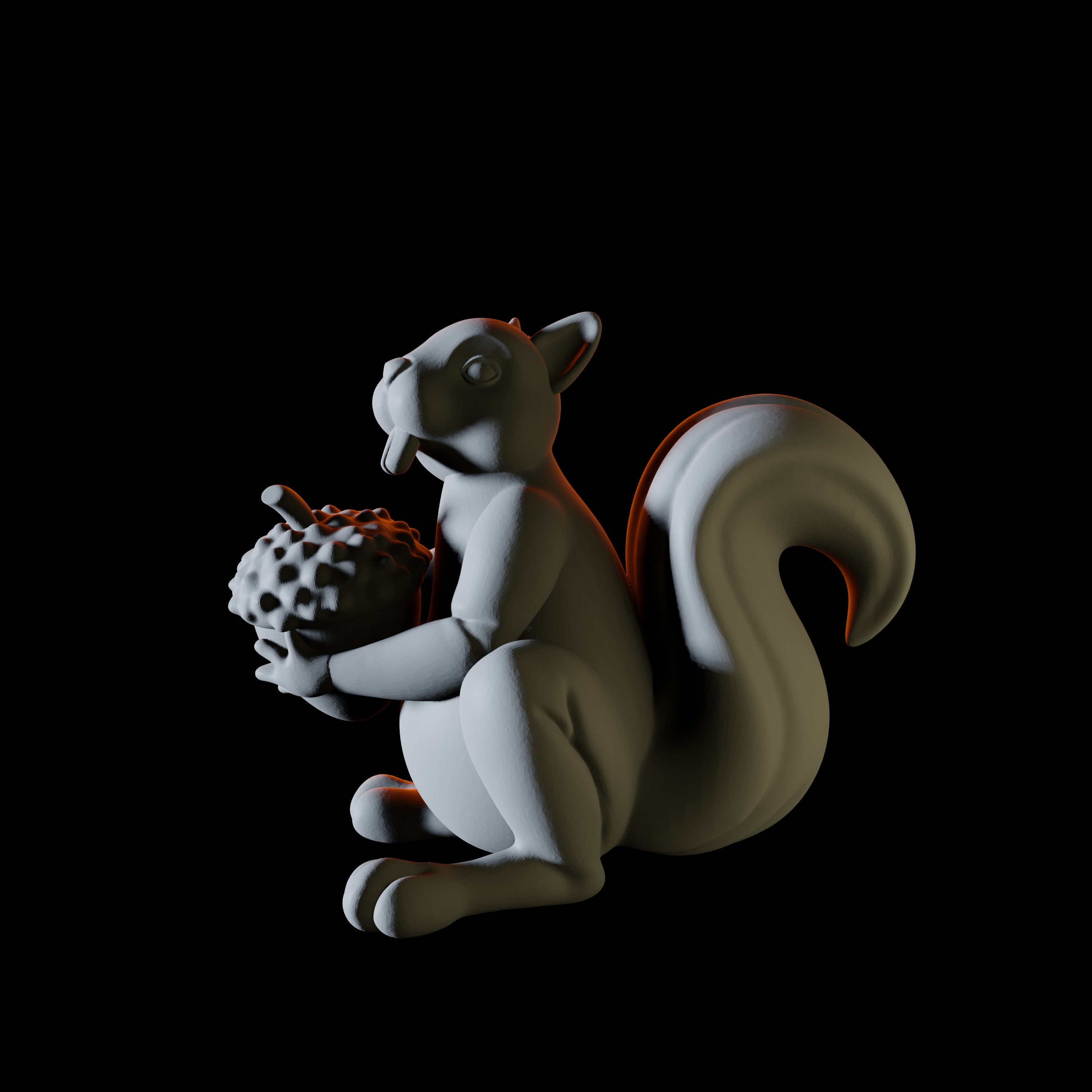 Squirrel Familiar Miniature for D&D Dungeons and Dragons - Etsy