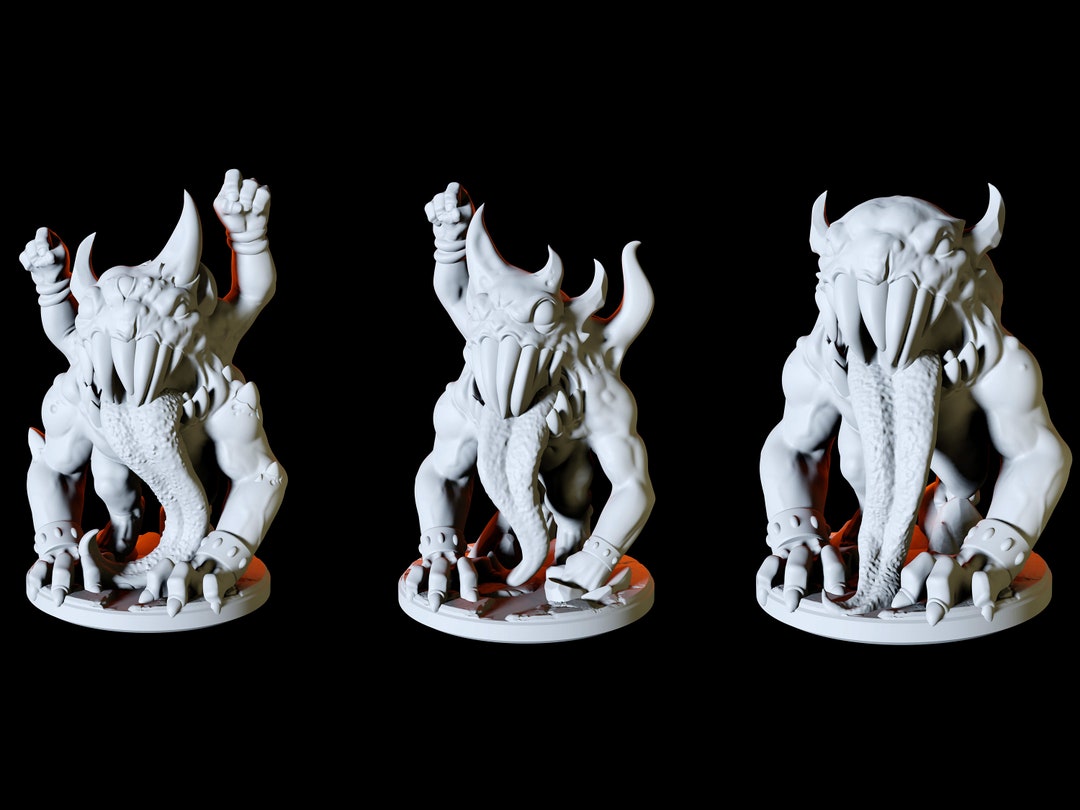 Demon Spawn Miniatures for D&D, Dungeons and Dragons, Pathfinder and ...