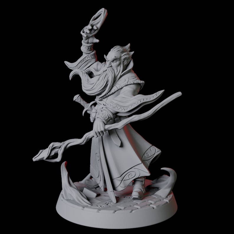 Conjuring Archwizard Miniature for D&D Dungeons and Dragons - Etsy