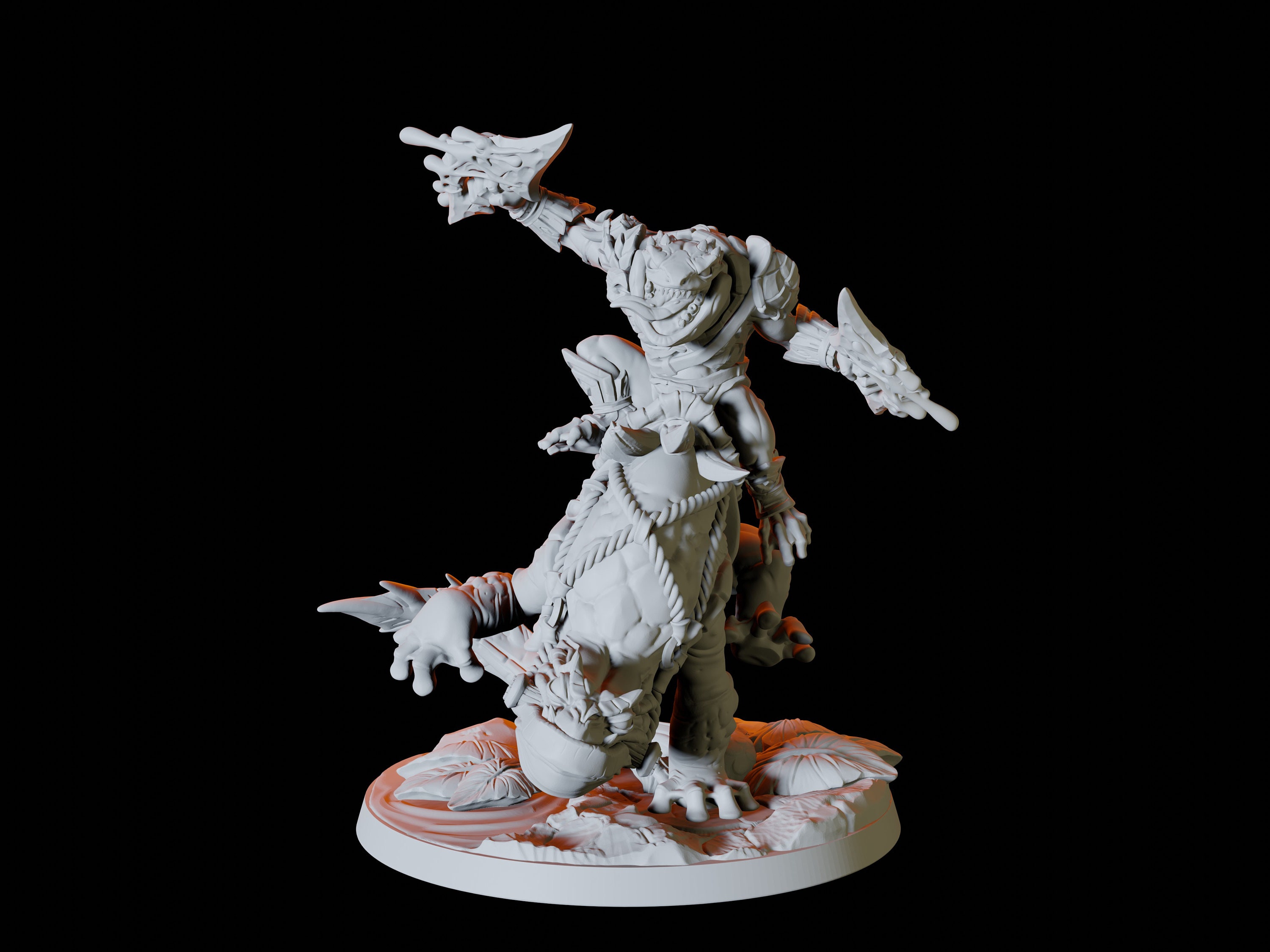 Mounted Bullywug Warriors Miniature for D&D, Dungeons and Dragons ...