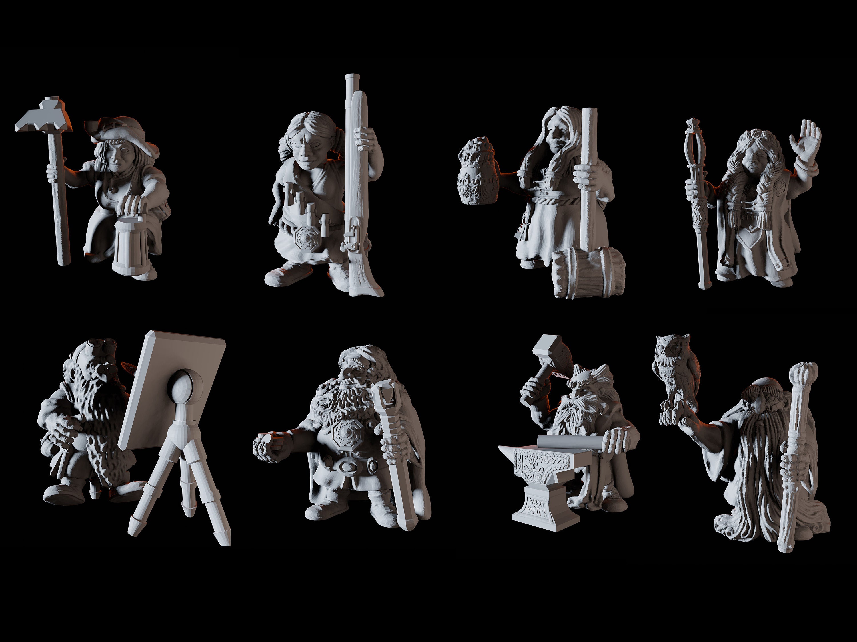 Dwarf Mega Bundle 113 Dwarf Miniatures for D&D Dungeons and - Etsy Canada