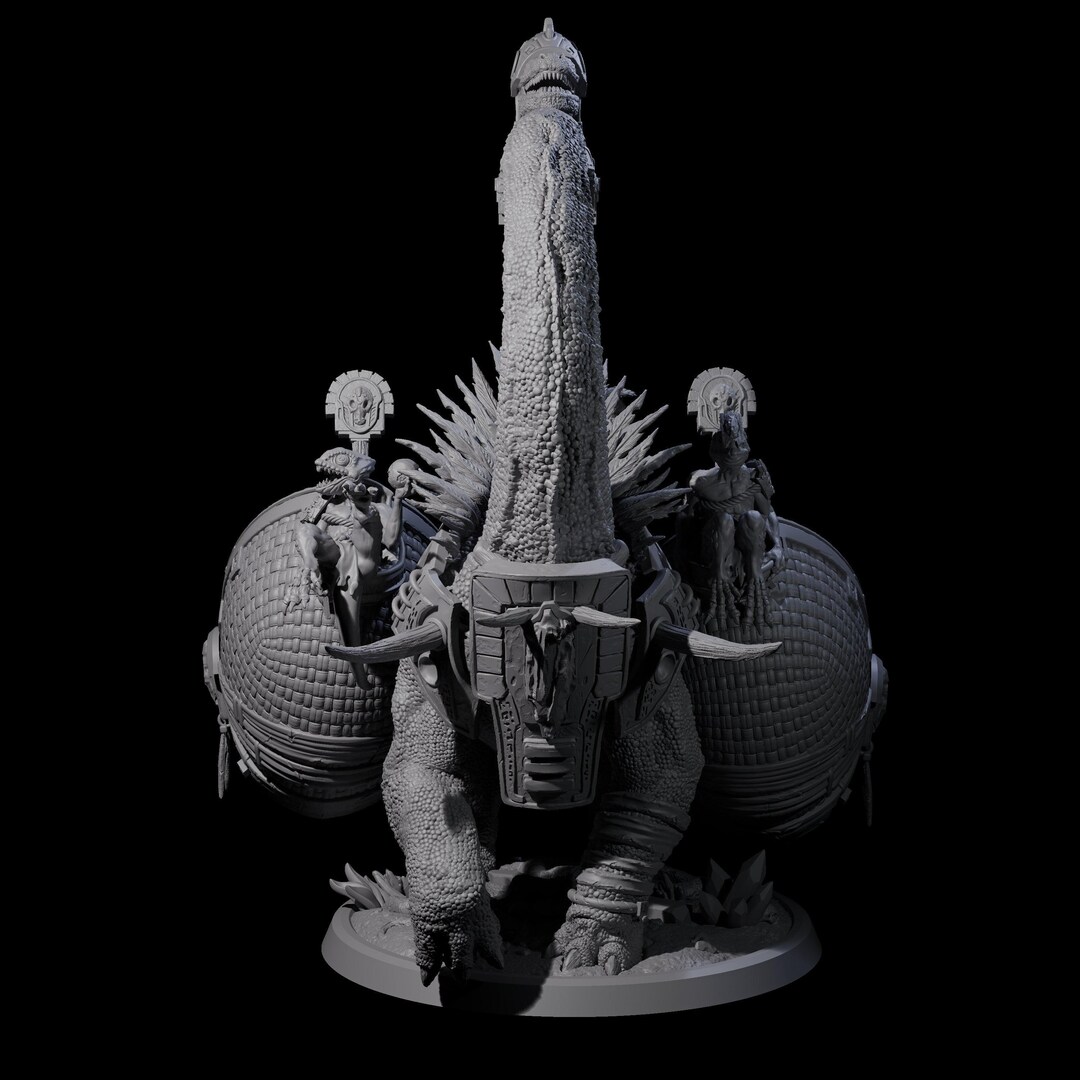 Siege Dinosaur War Platform Miniature for D&D, Dungeons and Dragons ...