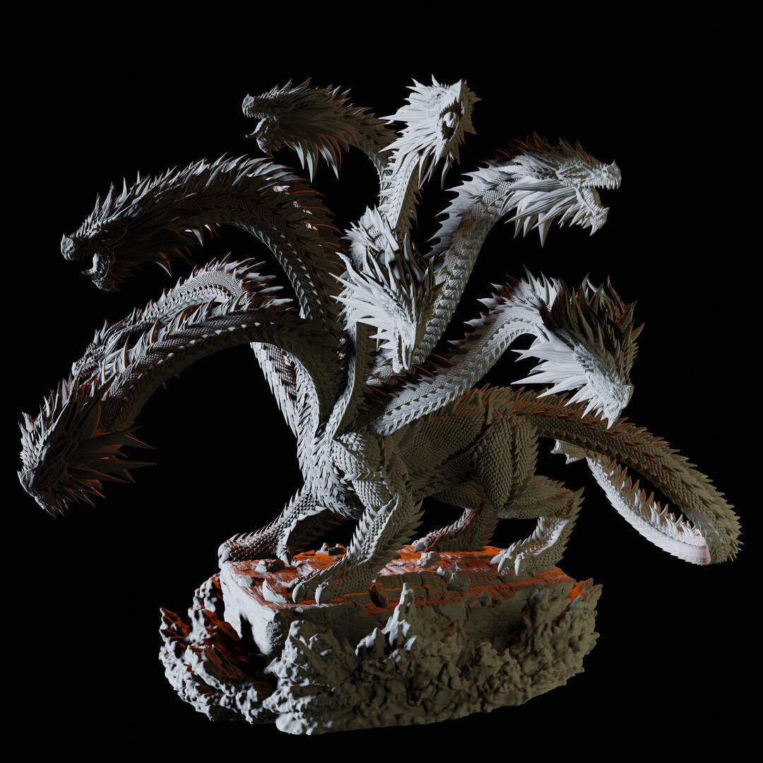 Hydra Miniature for D&D, Dungeons and Dragons, Pathfinder and Many ...