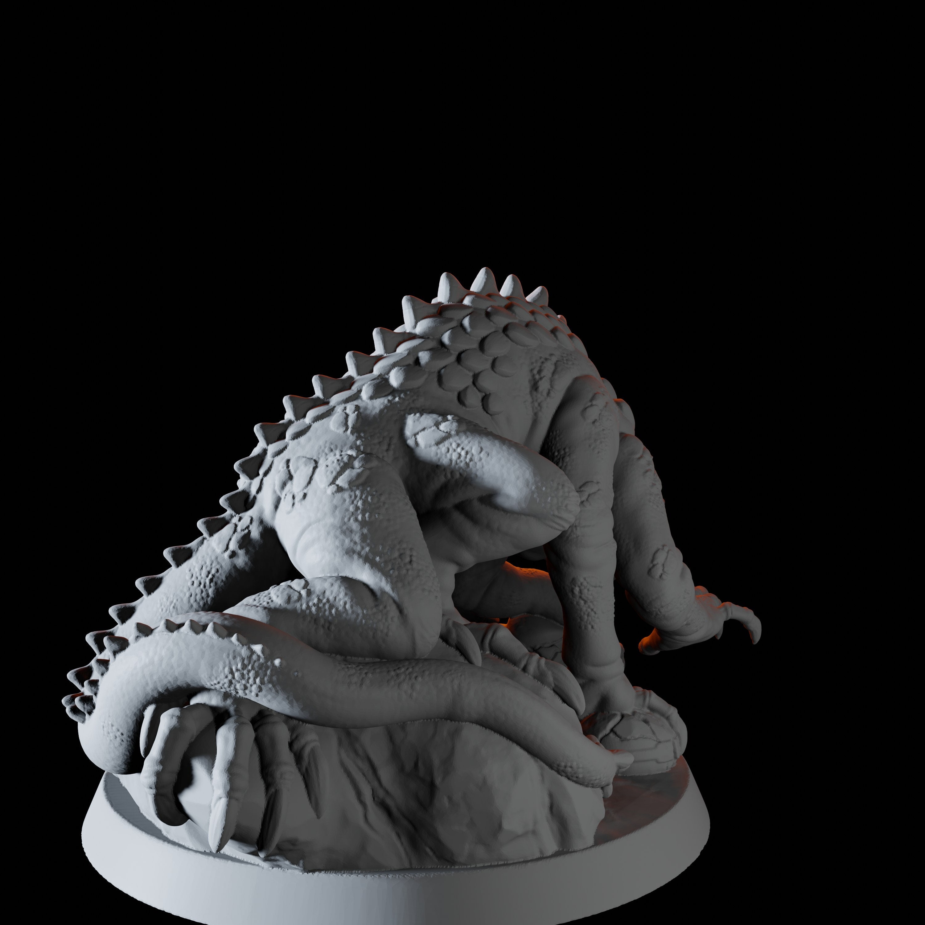 Basilisk Miniature for D&D, Dungeons and Dragons, Pathfinder and Many ...