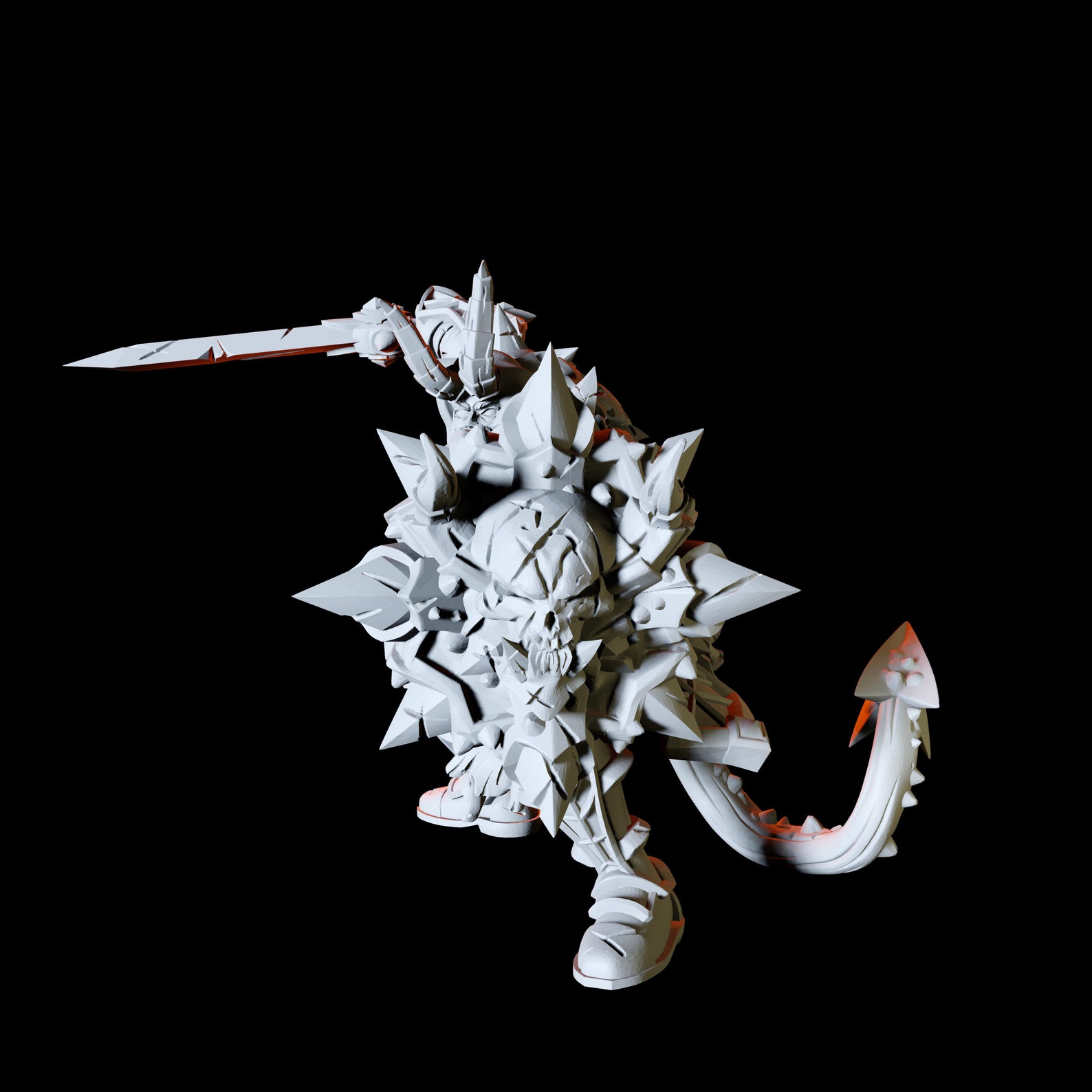 Chain Devil Miniature for D&D Dungeons and Dragons - Etsy