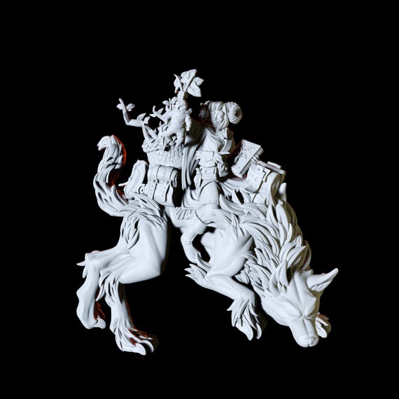 Tiefling Herb Merchant Miniature for D&D Dungeons and - Etsy UK