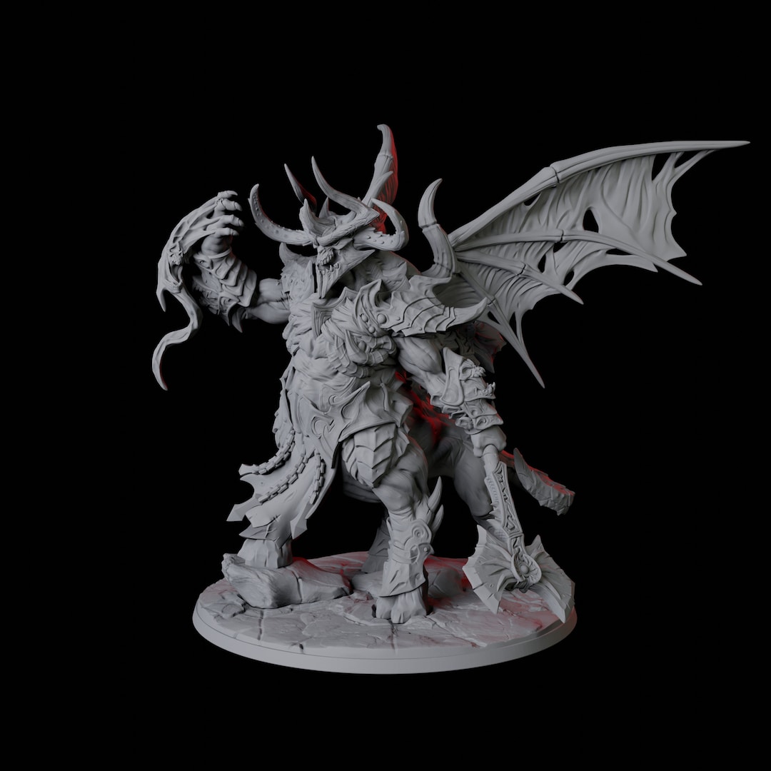 Baphomet Demon Lord Miniature for D&D, Dungeons and Dragons, Pathfinder ...