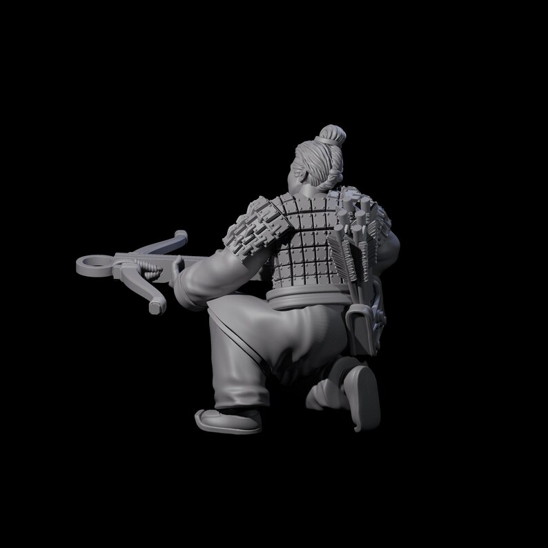 Chinese Terracotta Crossbowman N Miniature for D&D, Dungeons and ...
