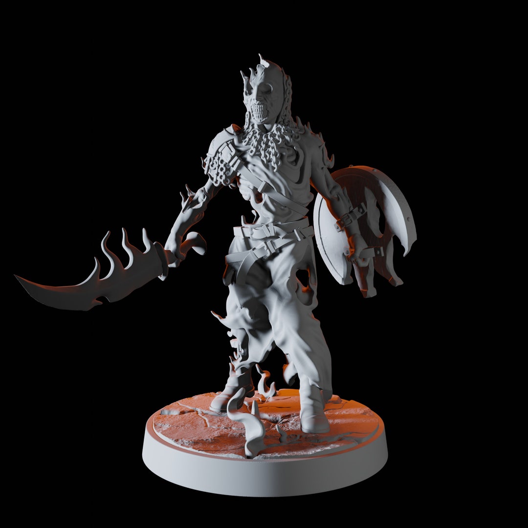 Revenant Miniature A for D&D, Dungeons and Dragons, Pathfinder and Many ...