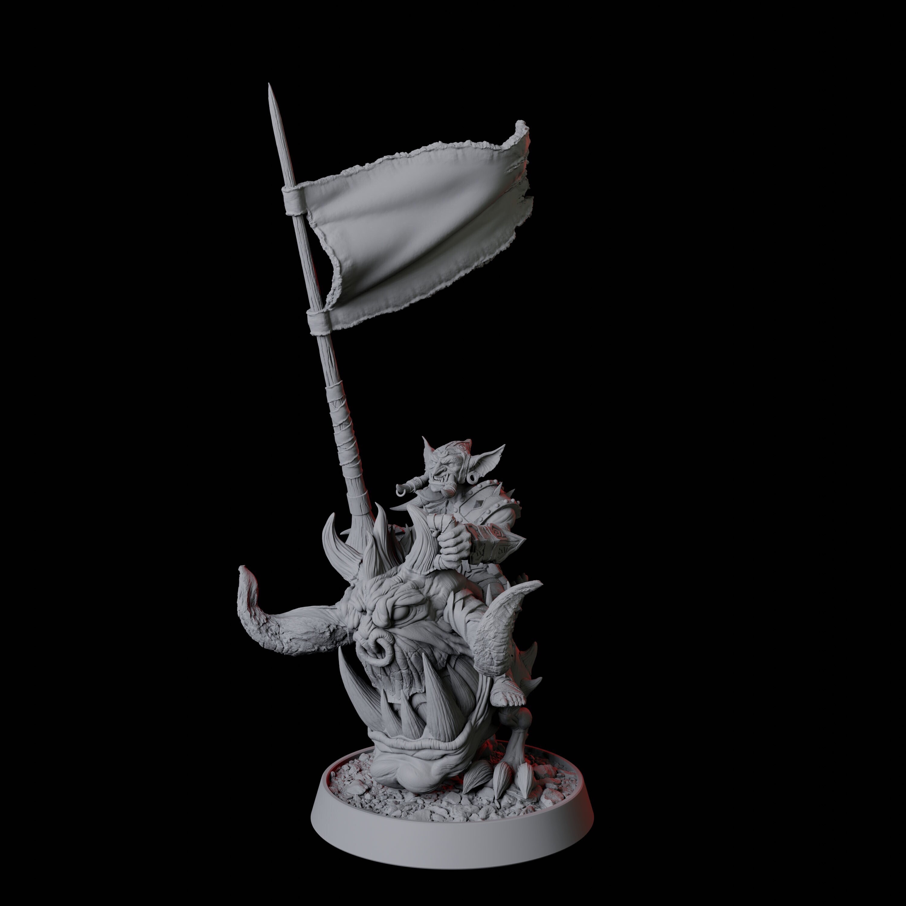Goblin Cavalry Rider Miniature A for D&D, Dungeons and Dragons ...