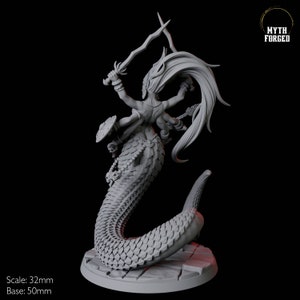 Marilith Demon Miniature for D&D, Dungeons and Dragons, Pathfinder and ...