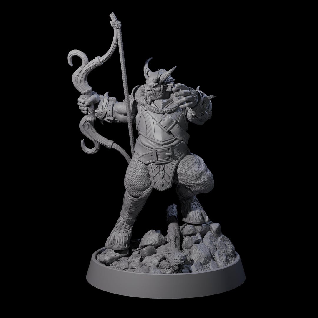 Forest Guardian Satyr N Miniature for D&D, Dungeons and Dragons ...