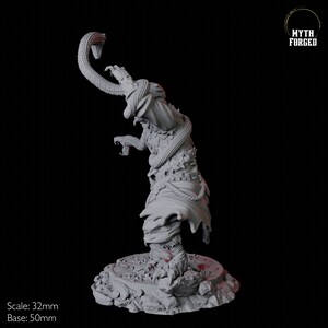 Yuan-ti Malison Snake Charmer Miniature D for D&D, Dungeons and Dragons ...