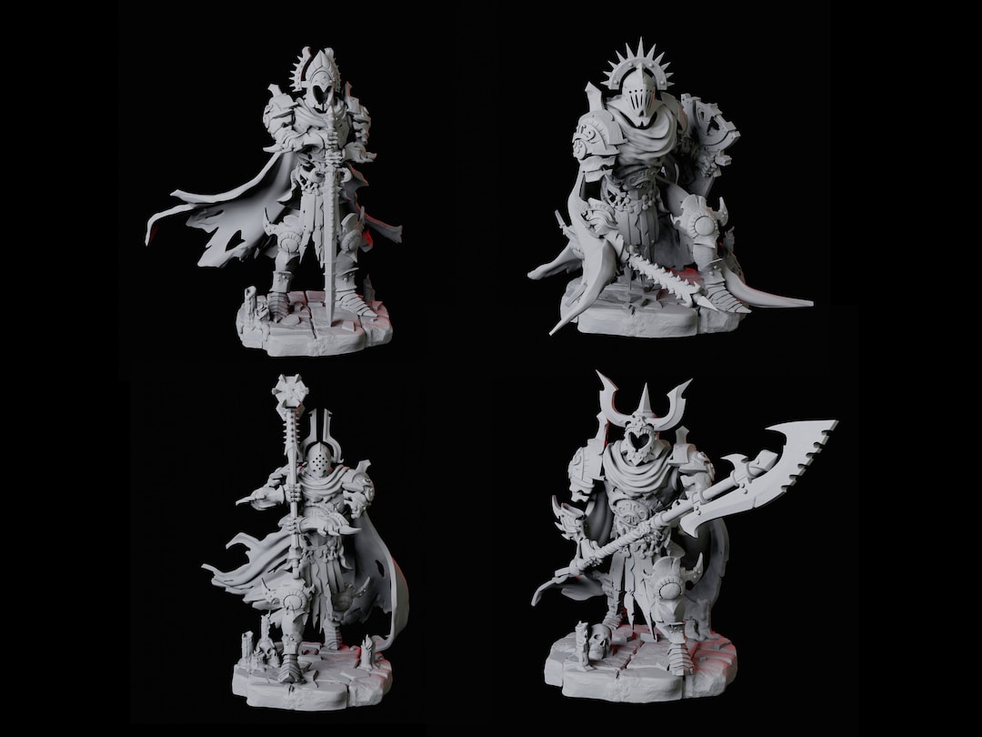 Four Stalking Revenant Miniatures for D&D, Dungeons and Dragons ...