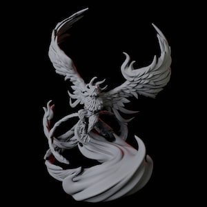 Majestic Blazing Phoenix for D&D, Dungeons and Dragons, Pathfinder and ...