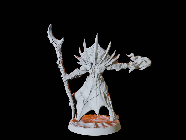 Six Mind Flayer Illithid Army Set Warriors Miniature for D&D, Dungeons ...