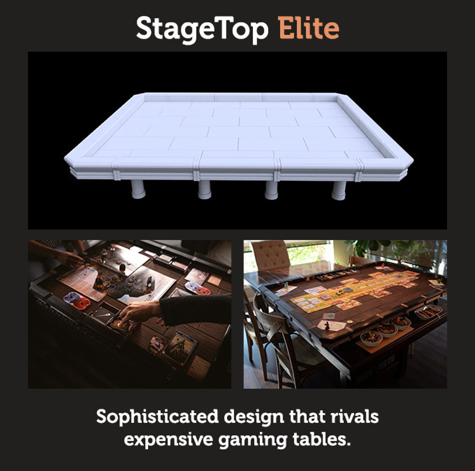 Stagetop Gaming Table - ELITE Version - A Modular Over-table System for ...