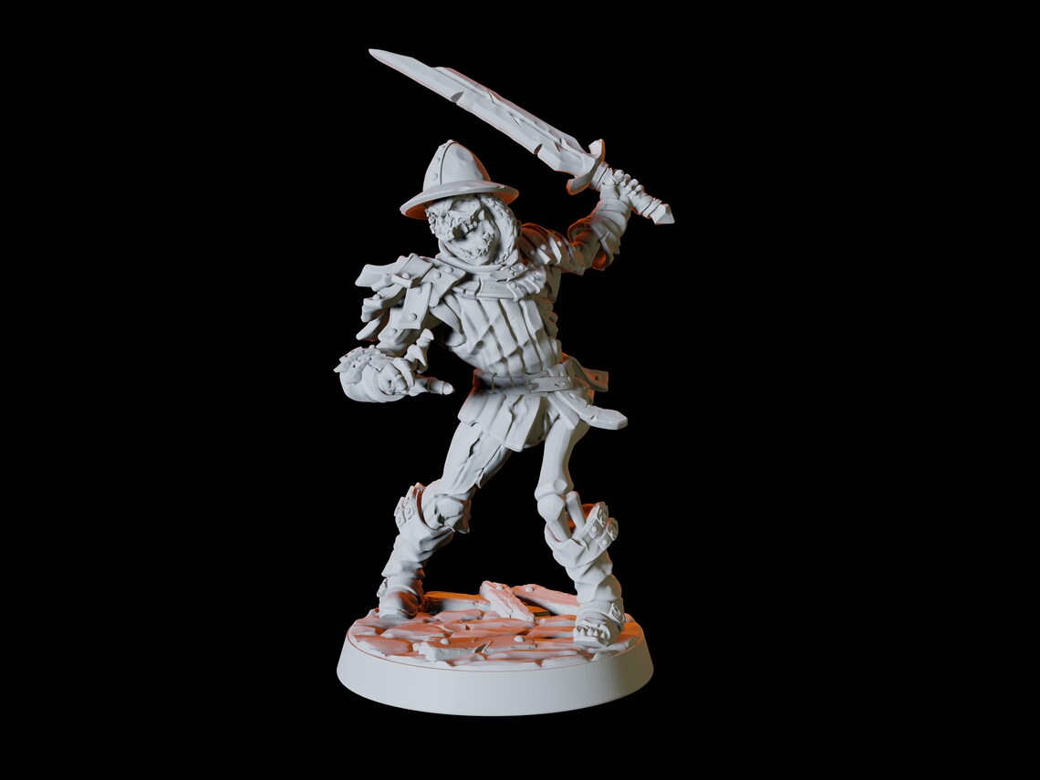 Six Undead Skeleton Soldiers for D&D, Dungeons and Dragons, Pathfinder ...