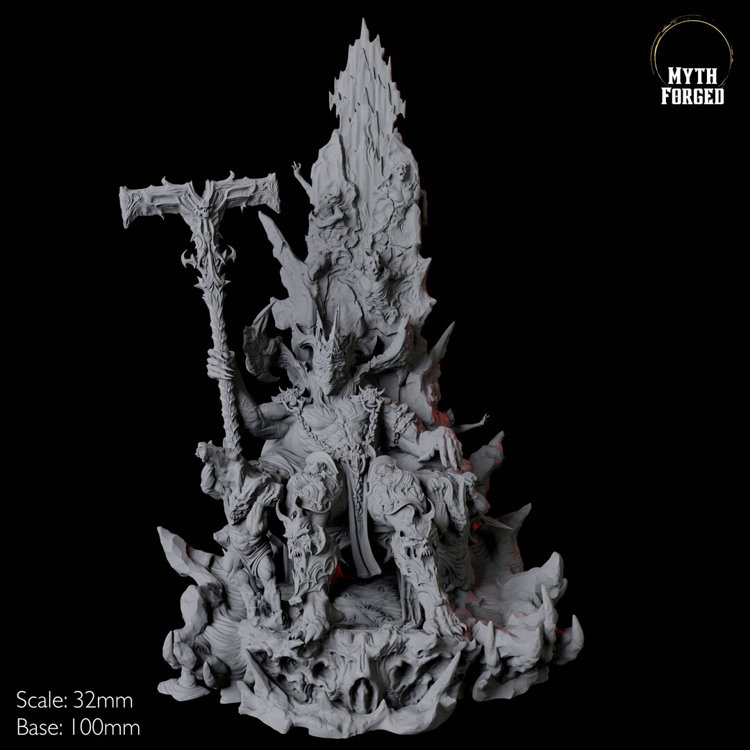 Asmodeus, Prince of Darkness Miniature for D&D, Dungeons and Dragons ...