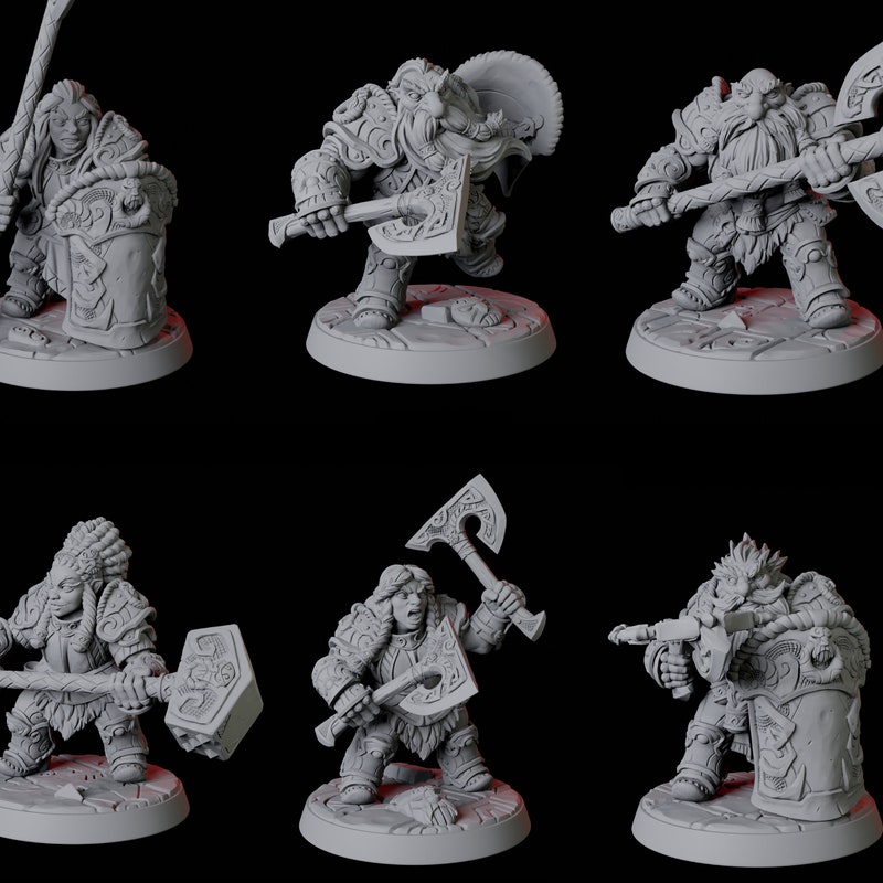 Painted Mini Dwarf - Etsy UK