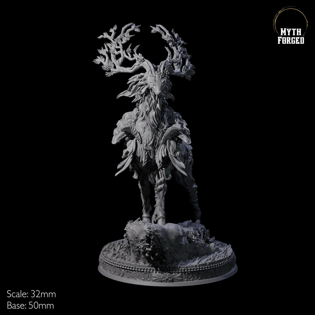 Forest Guardian Miniature: D&D, Pathfinder, Tabletop RPG - Etsy