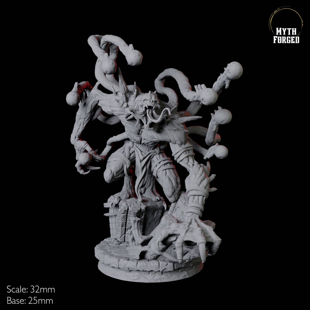 Infested Ghoul Miniature A for D&D, Dungeons and Dragons, Pathfinder ...