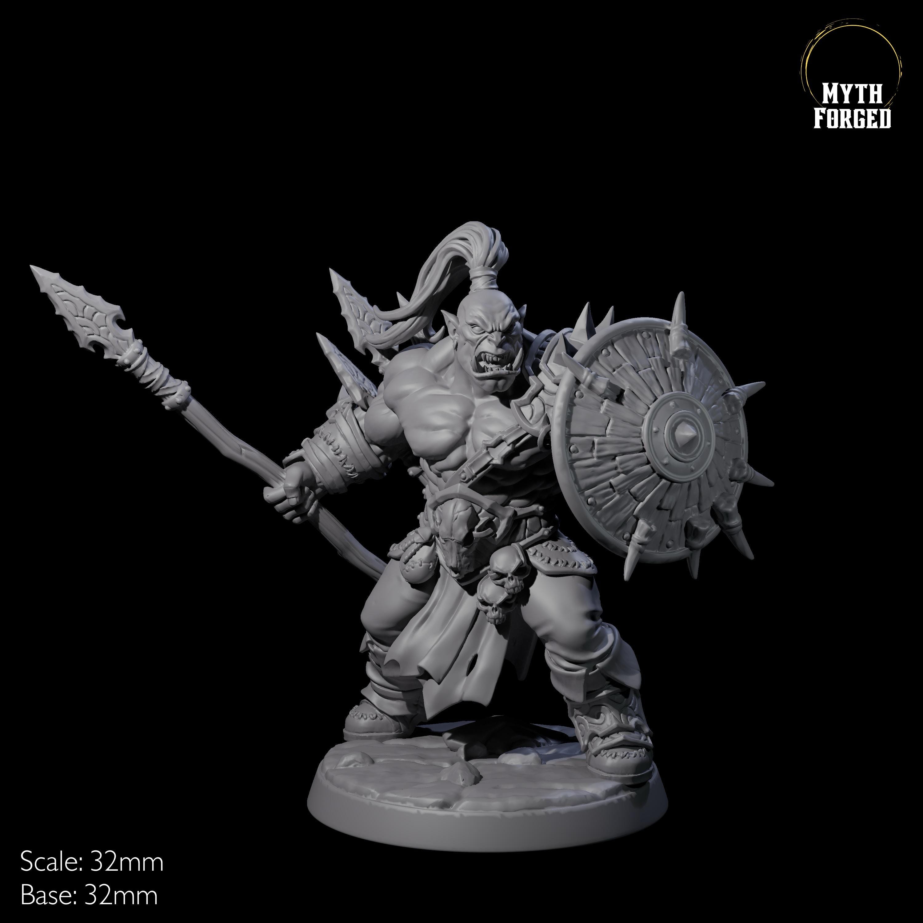 Orc Raiders Miniature Set of 6: D&D, Pathfinder, Tabletop RPG - Etsy