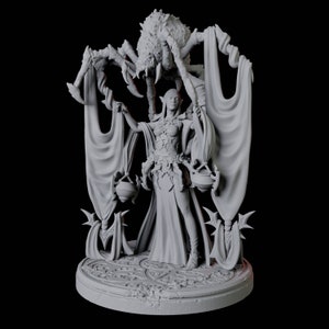 Female Drow Spider Priestess Miniature A for D&D, Dungeons and Dragons ...