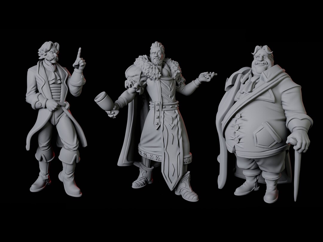 Regency Nobleman, Lords Miniature for D&D, Dungeons and Dragons ...