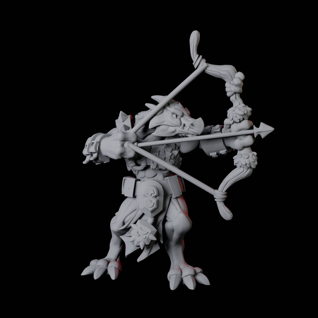 Kobold Ranger Miniature A for D&D, Dungeons and Dragons, Pathfinder and ...