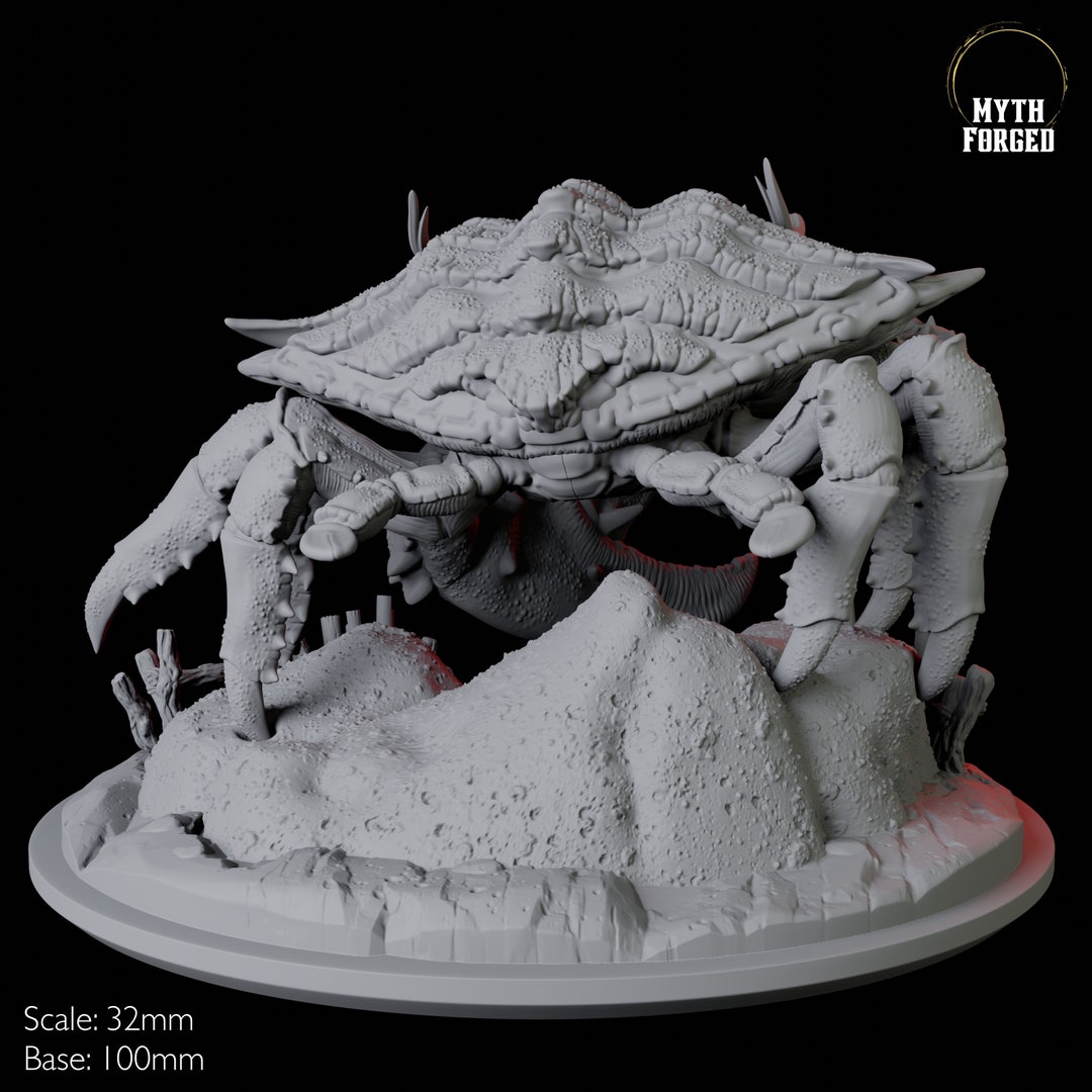 Tambanokano, the Giant Crab Miniature for D&D, Dungeons and Dragons ...