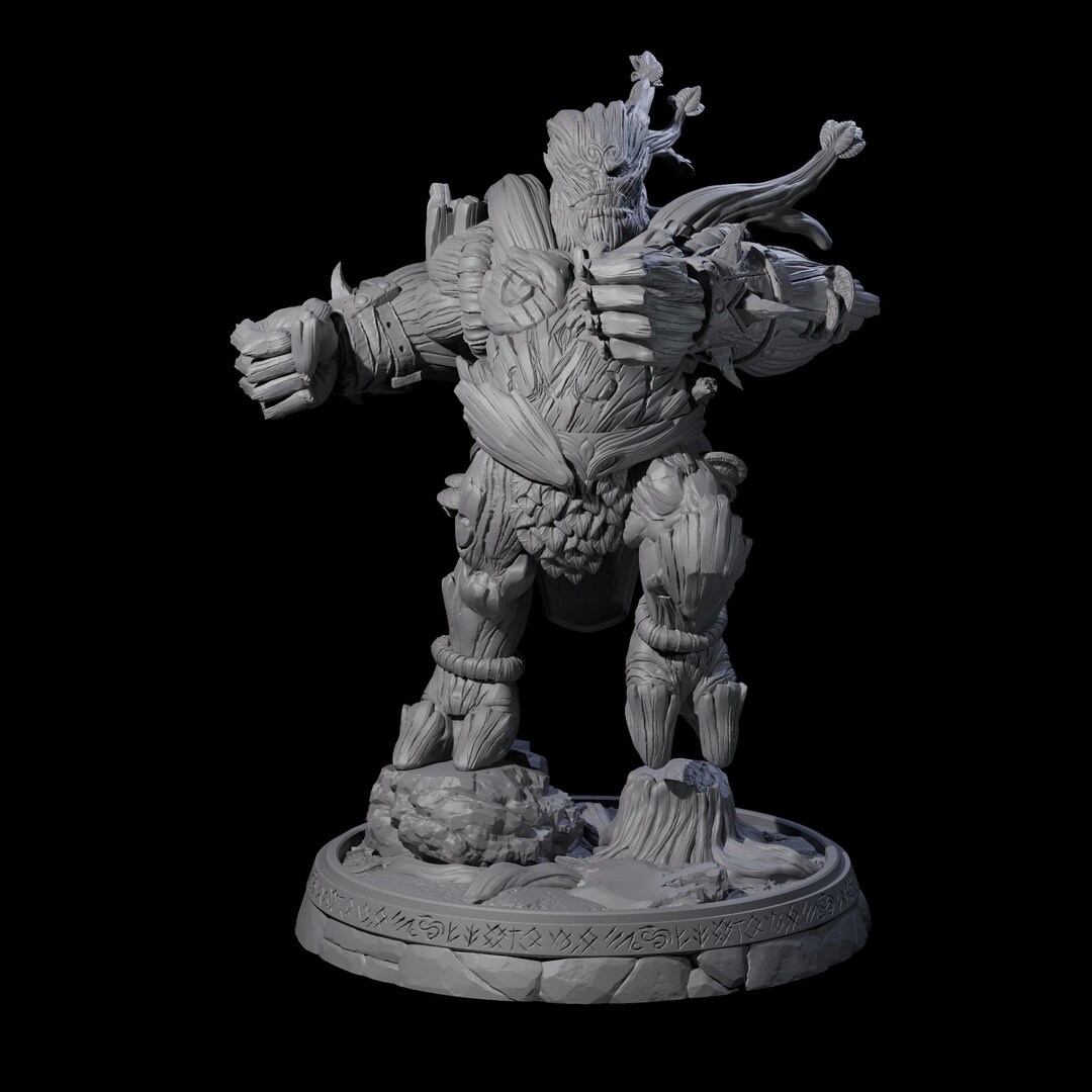 Hulking Treant Protector L Miniature for D&D, Dungeons and Dragons ...