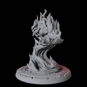 Four Elemental Miniatures for D&D, Dungeons and Dragons, Pathfinder and ...